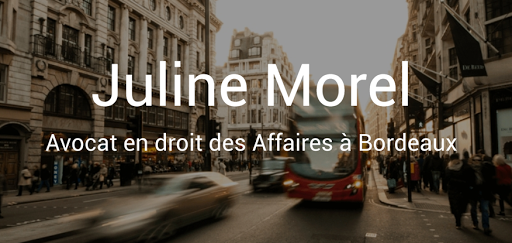 Avocat au barreau Juline Morel - Avocat en droit des affaires, droit ...